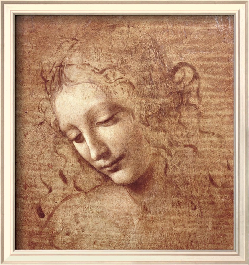 Female Head La Scapigliata, C.1508 - Leonardo Da Vinci Painting ...