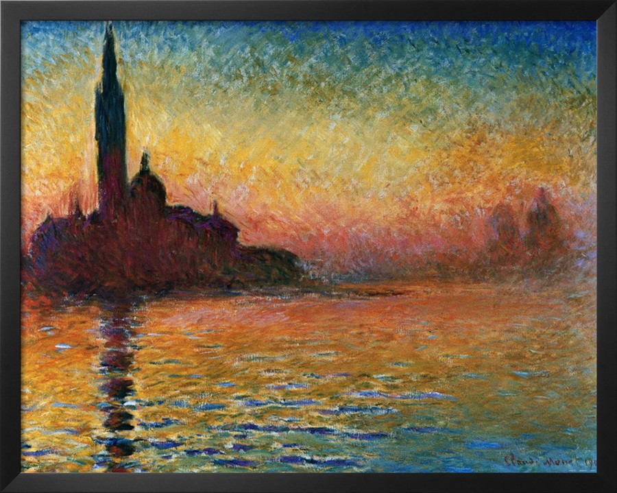 Sunset In Venice-Claude Monet Painting [M130401P00116] - $92.00 ...